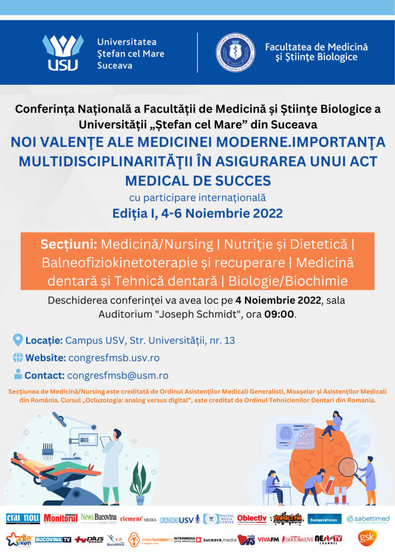 Conferința FMSB - Facultatea de Medicină și Științe Biologice